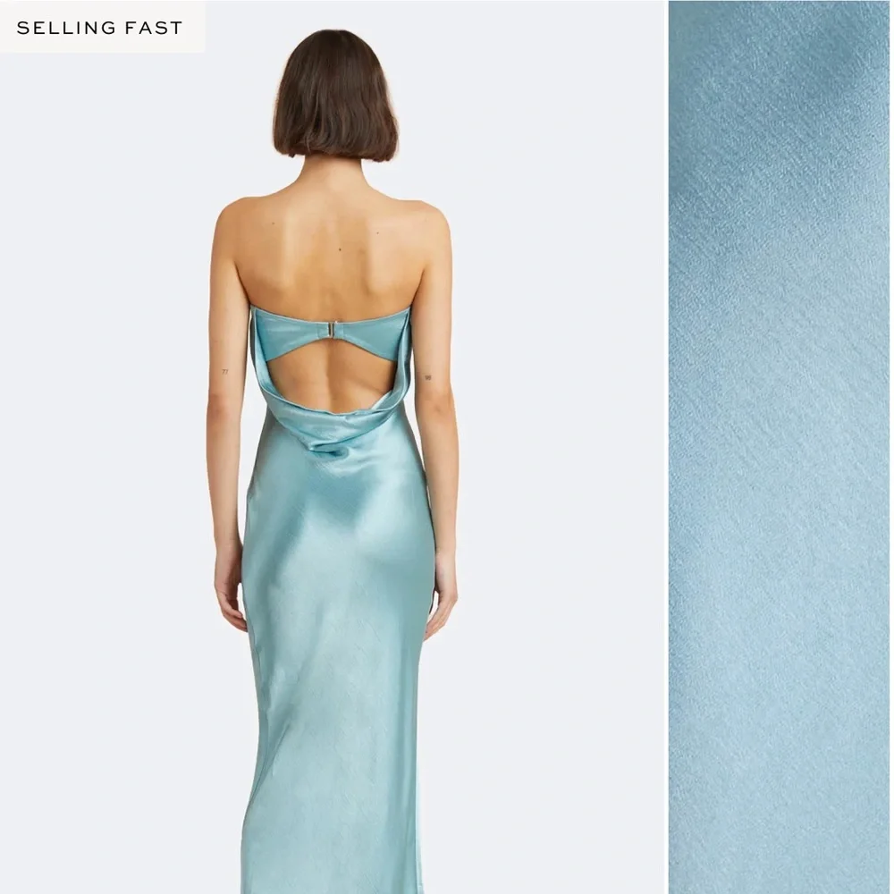 Bec & Bridge | Dresses | Bec Bridge Slip Midi Dress In Light Blue ...
